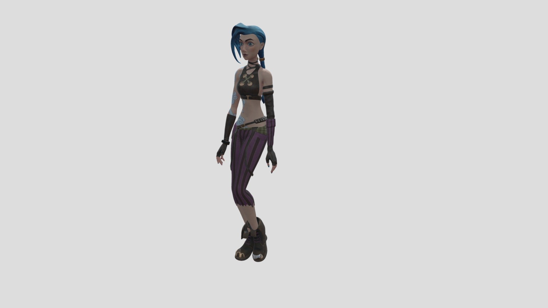 Jinx (Arcane) Sculpt - 3D model by d.cocchiolajr [371303a] - Sketchfab