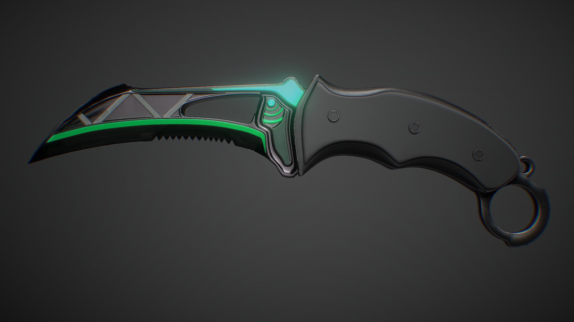 Reaper Knife | Construction - 3D model by Machamp [371303b] - Sketchfab