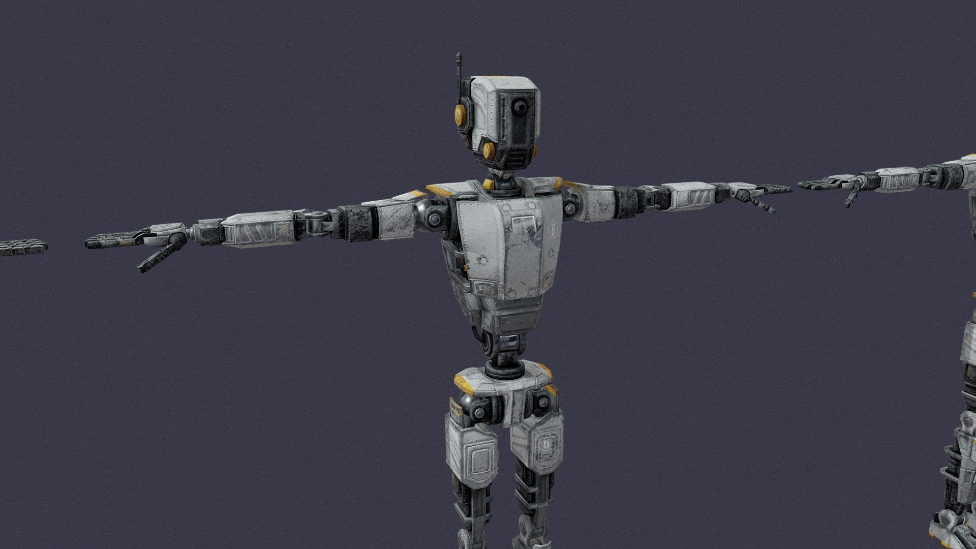 [Low Poly / Rigged] Sci-Fi Robot Character - Buy Royalty Free 3D model ...
