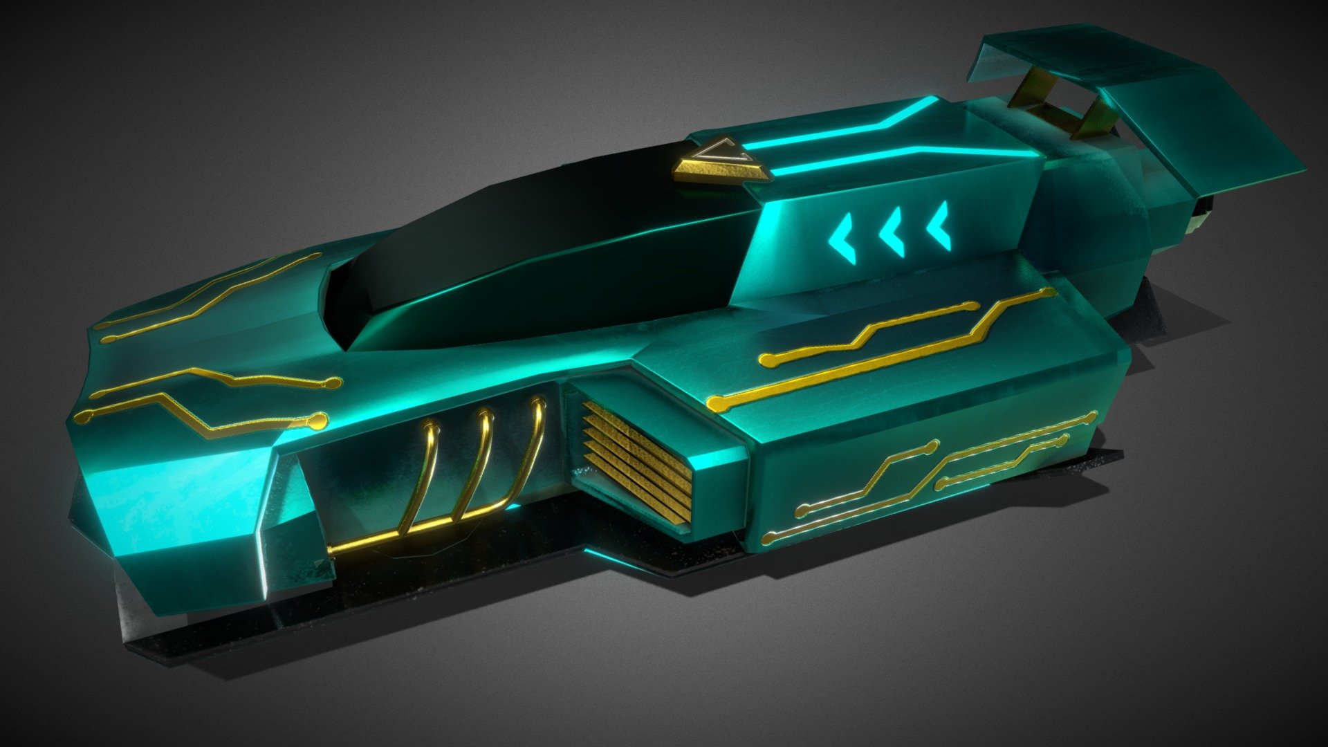 Sci-Fi Car - 3D model by WebDev Wdc (@Webskitters3D) [37187ae] - Sketchfab