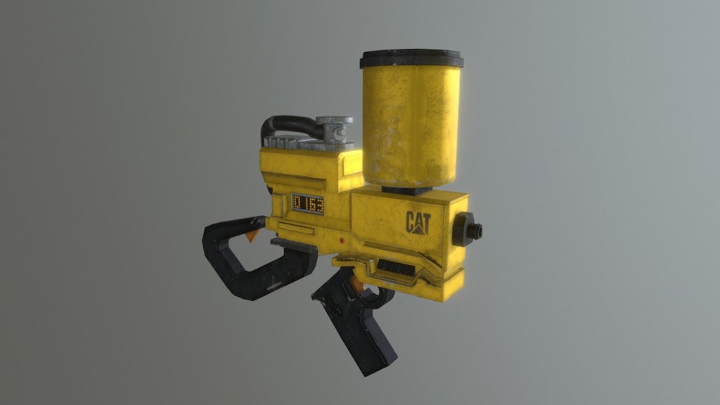 Nailgun - Download Free 3D model by light (@light.fbx) [371a3e4 ...