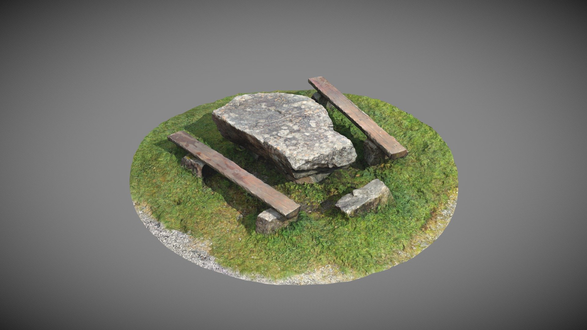 Stone Table & Benches - Download Free 3D model by Eydeet [371c4a1 ...