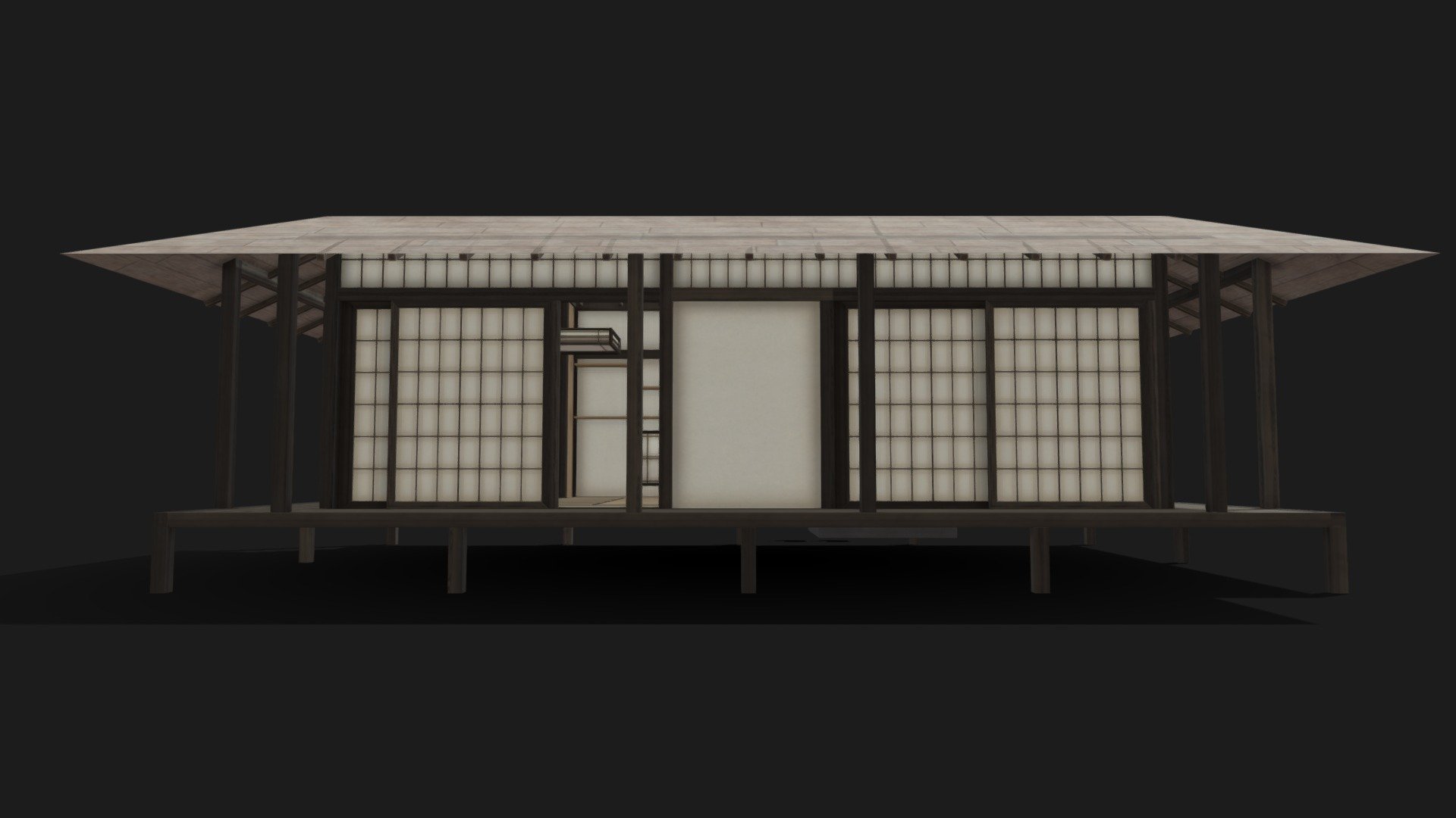 Traditional Japanese house - Buy Royalty Free 3D model by local.yany ...