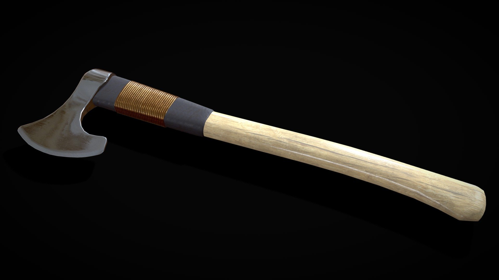 Axe One Handed - Download Free 3D model by CriisMora [3720942] - Sketchfab