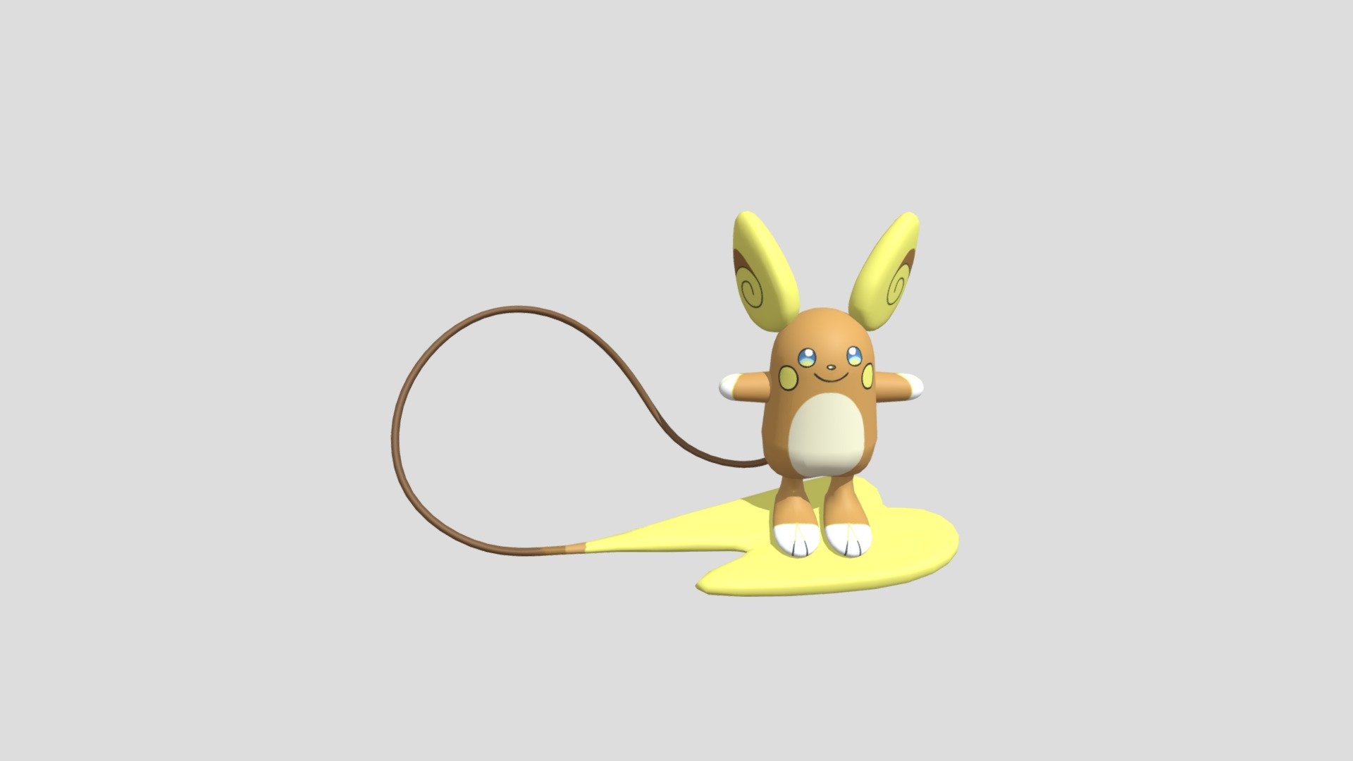 Alola Raichu - 3D model by JiaQi_ (@jenny3021b) [3720cbd] - Sketchfab