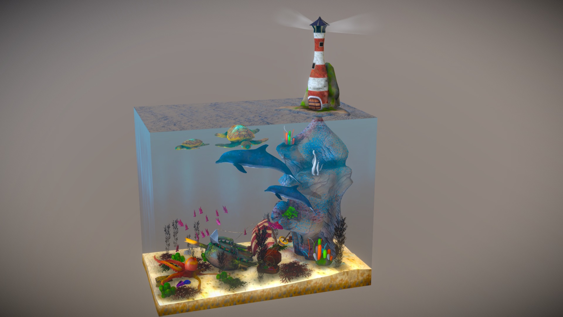 Ocean - 3D model by Syuzi [372263c] - Sketchfab