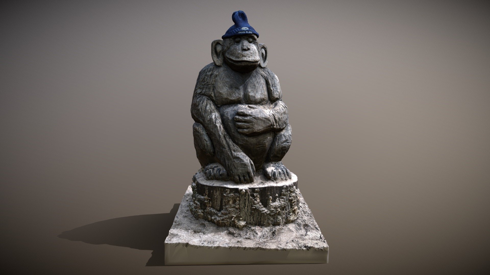 Wooden Monkey - Download Free 3D model by CrowsEpicScans [372362d ...