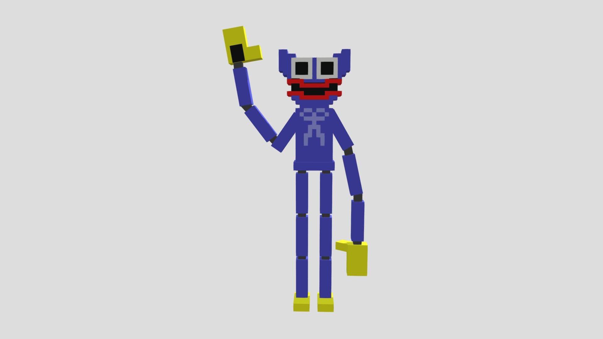fnaf huggy wuggy - Download Free 3D model by minecraft master (@lockenci) [37257bb] - Sketchfab