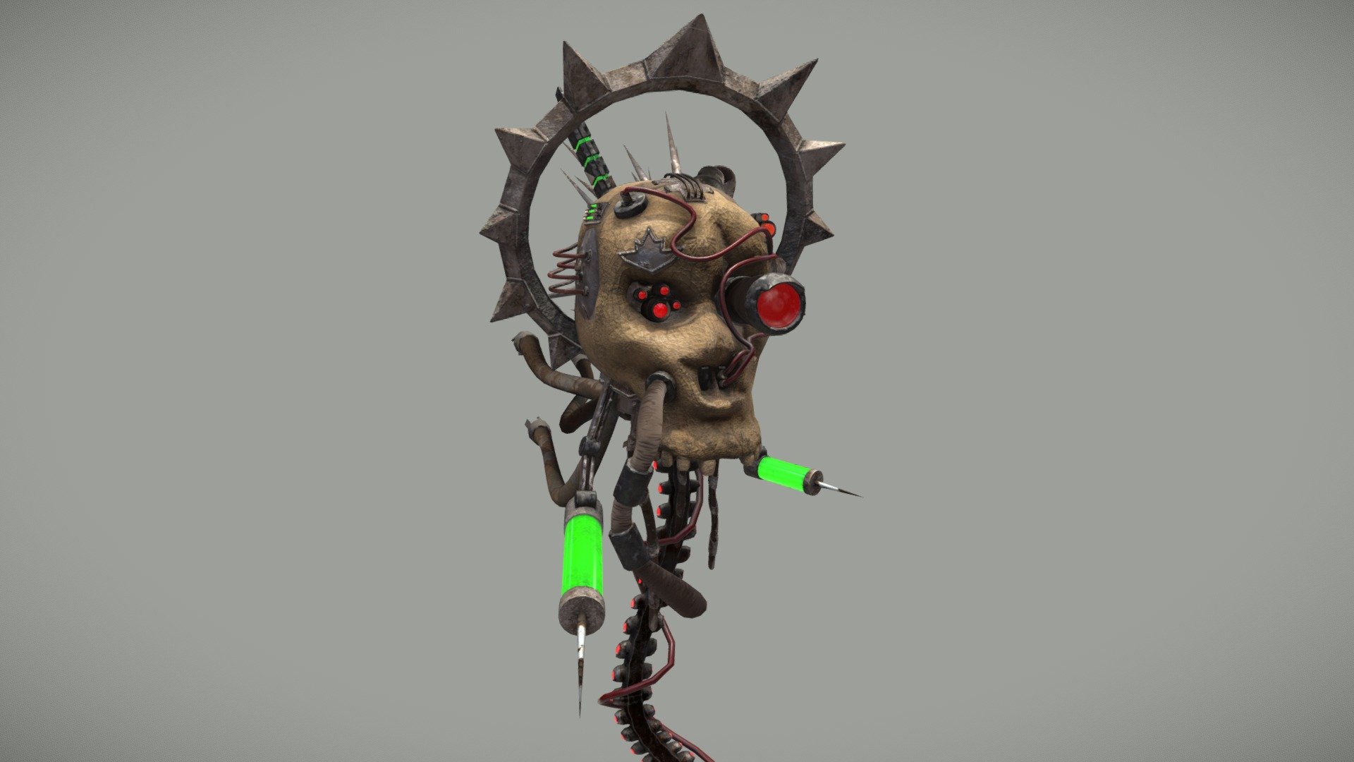 ServoSkull - 3D model by RJ Anthony (@RJAnthony) [3726816] - Sketchfab