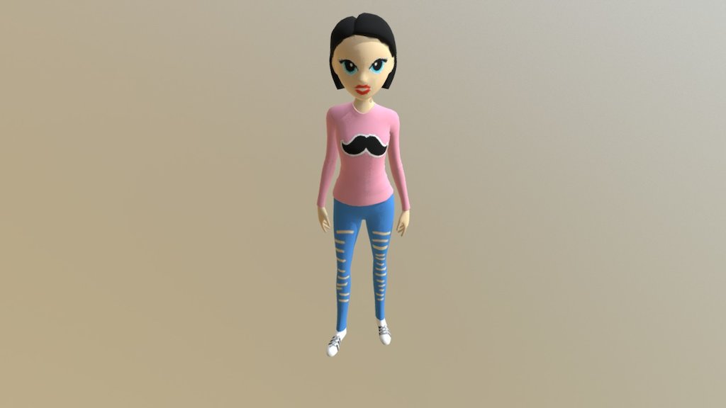 Pretty Girl - Download Free 3D model by Mileyan26 [3728c54] - Sketchfab