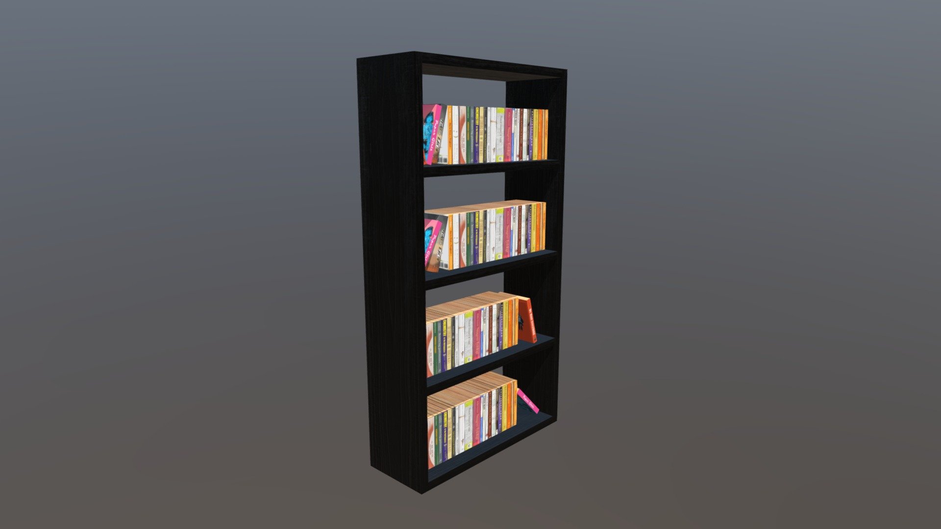 Bookshelf - 3D model by regard164 (@cloudedge) [3728ce3] - Sketchfab