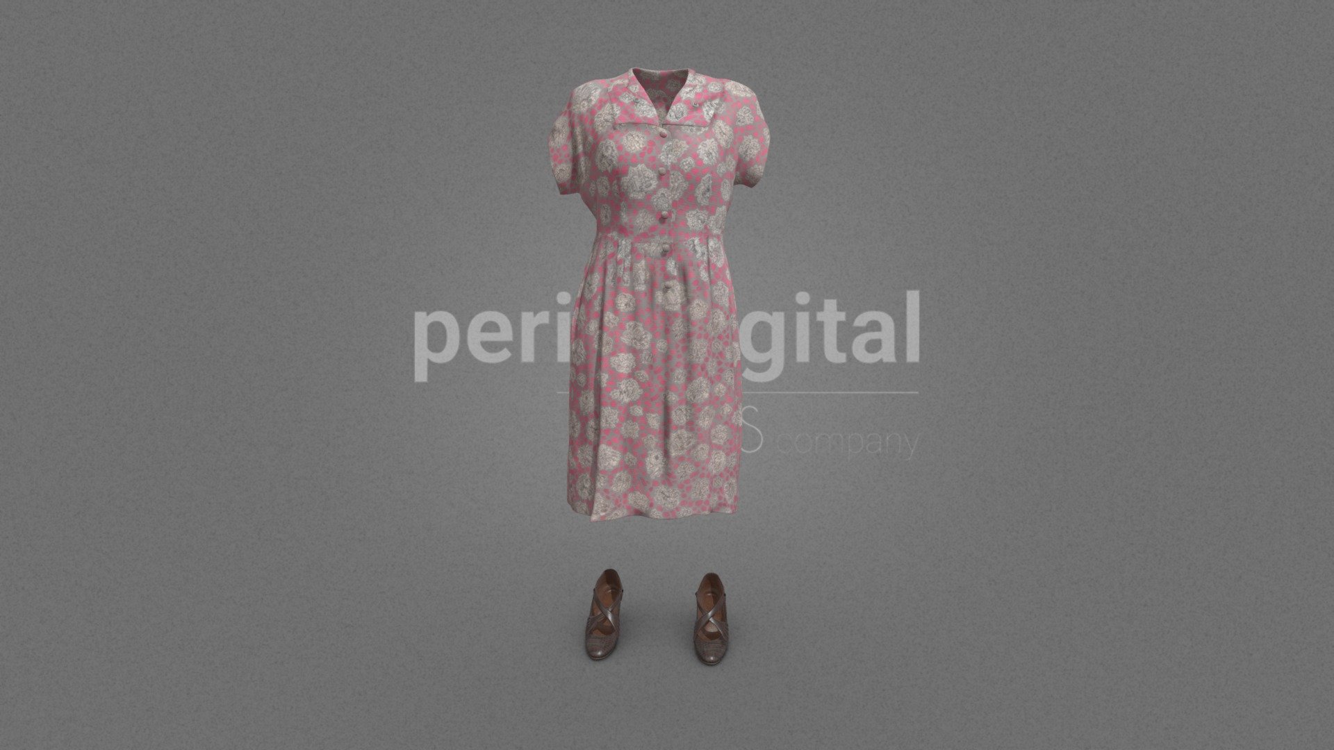 40s Fashion Series - Woman 21 - Buy Royalty Free 3D model by Peris ...