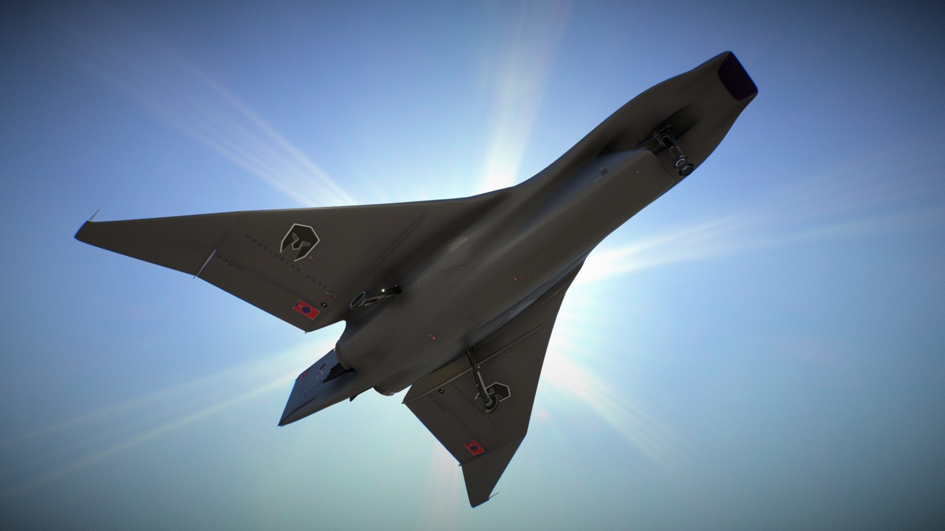 JET DRONE "PRAETORIAN-VS33" - 3D model by space88engineer [372a2a2 ...