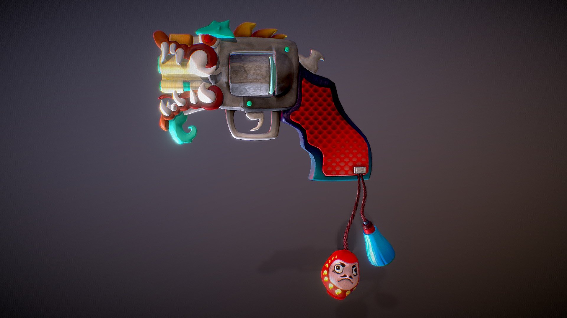Dragon gun - 3D model by yuizei [372a9a8] - Sketchfab