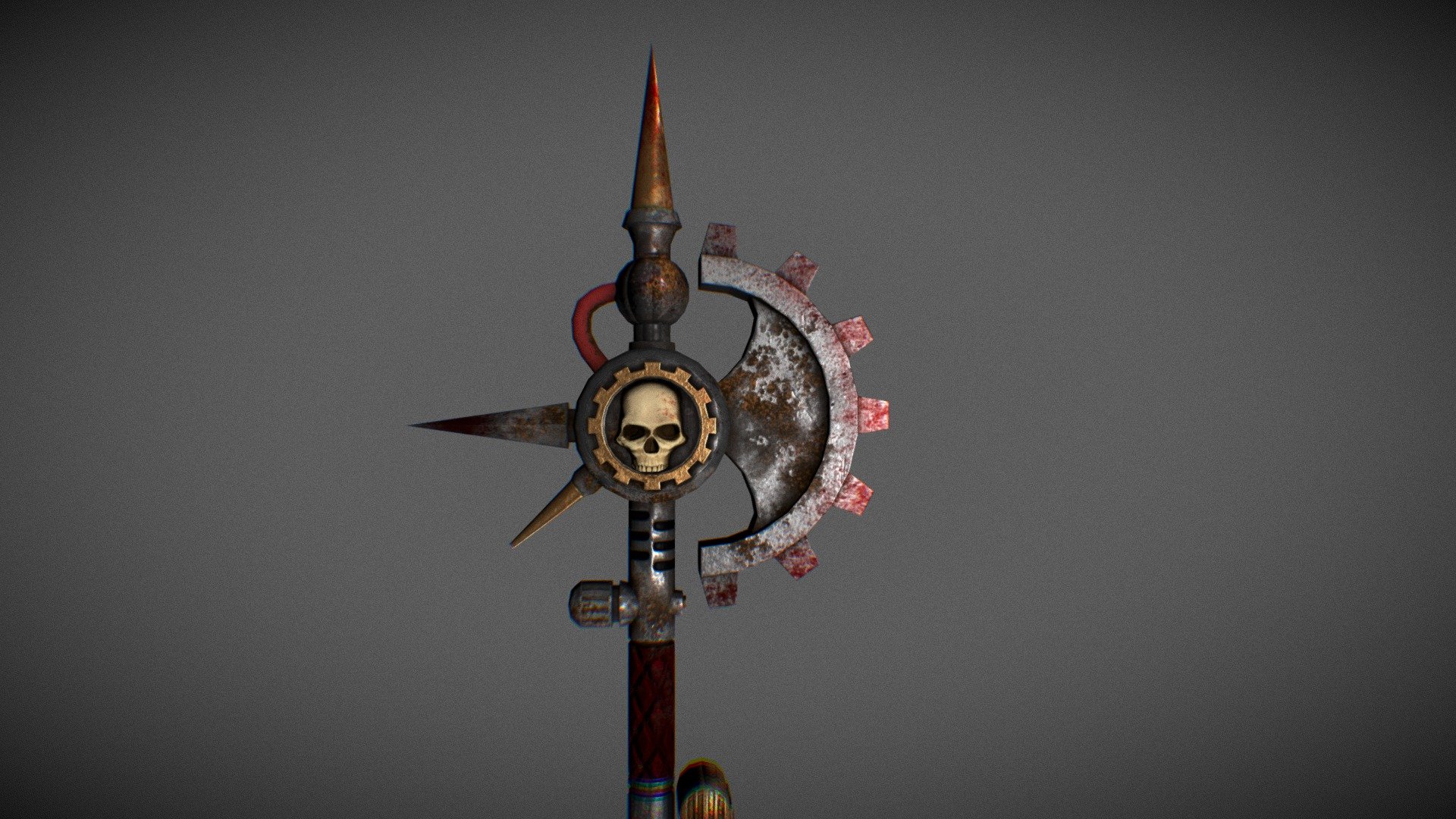 Cult Mechanicus Power Axe - 3D model by Isaac_Wright [372d325] - Sketchfab