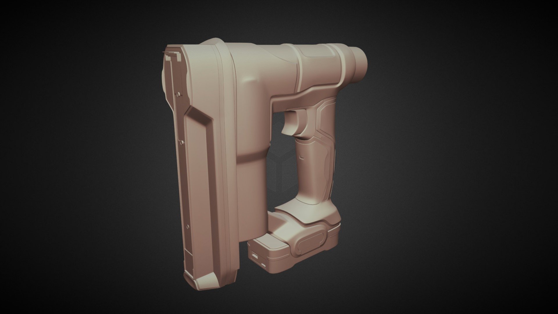 Nail Gun - Download Free 3D model by M Wildan Azmi (@tankina) [372d4d8 ...