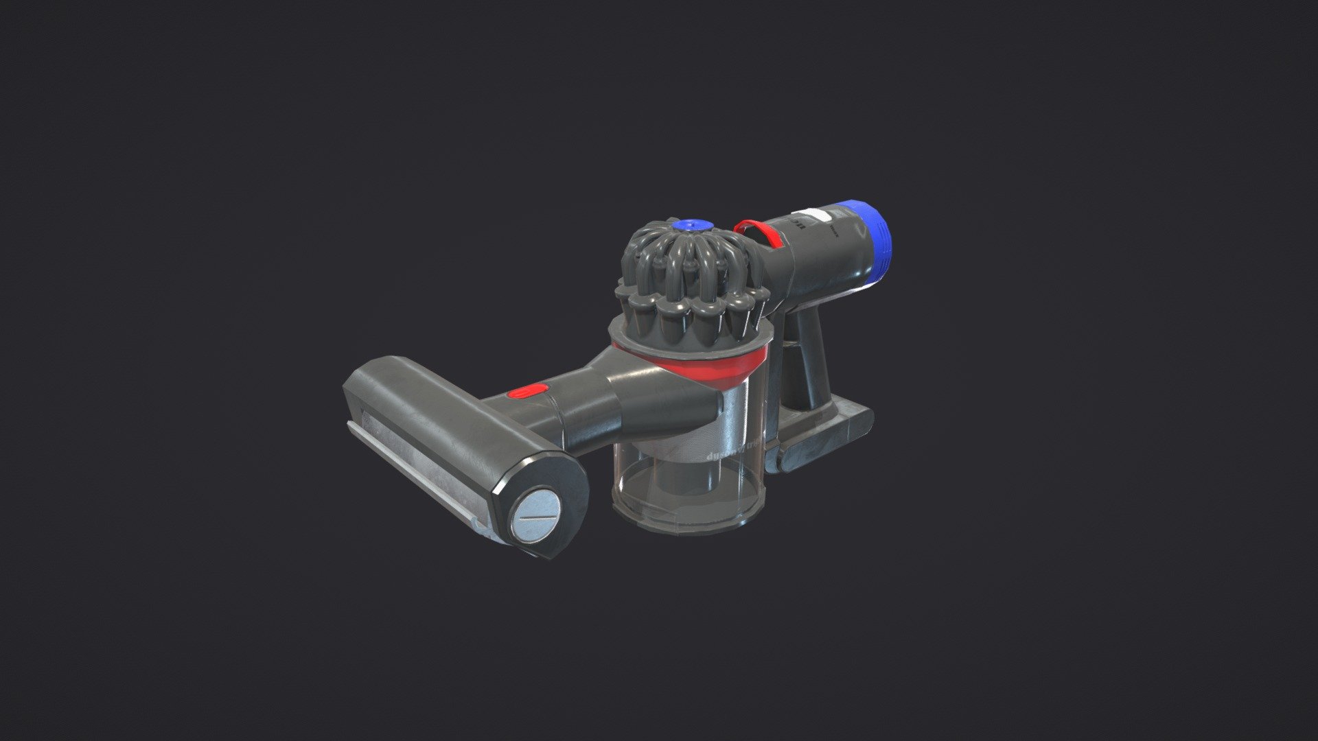 Dyson vacuum - 3D model by TitusVanLierop [372f99a] - Sketchfab
