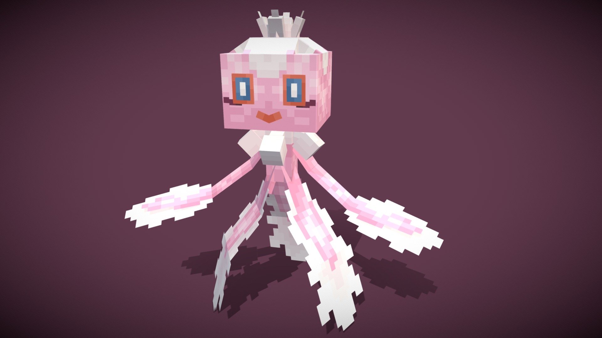 Frillish - Minecraft Cobblemon Style - Buy Royalty Free 3D model by AGA ...