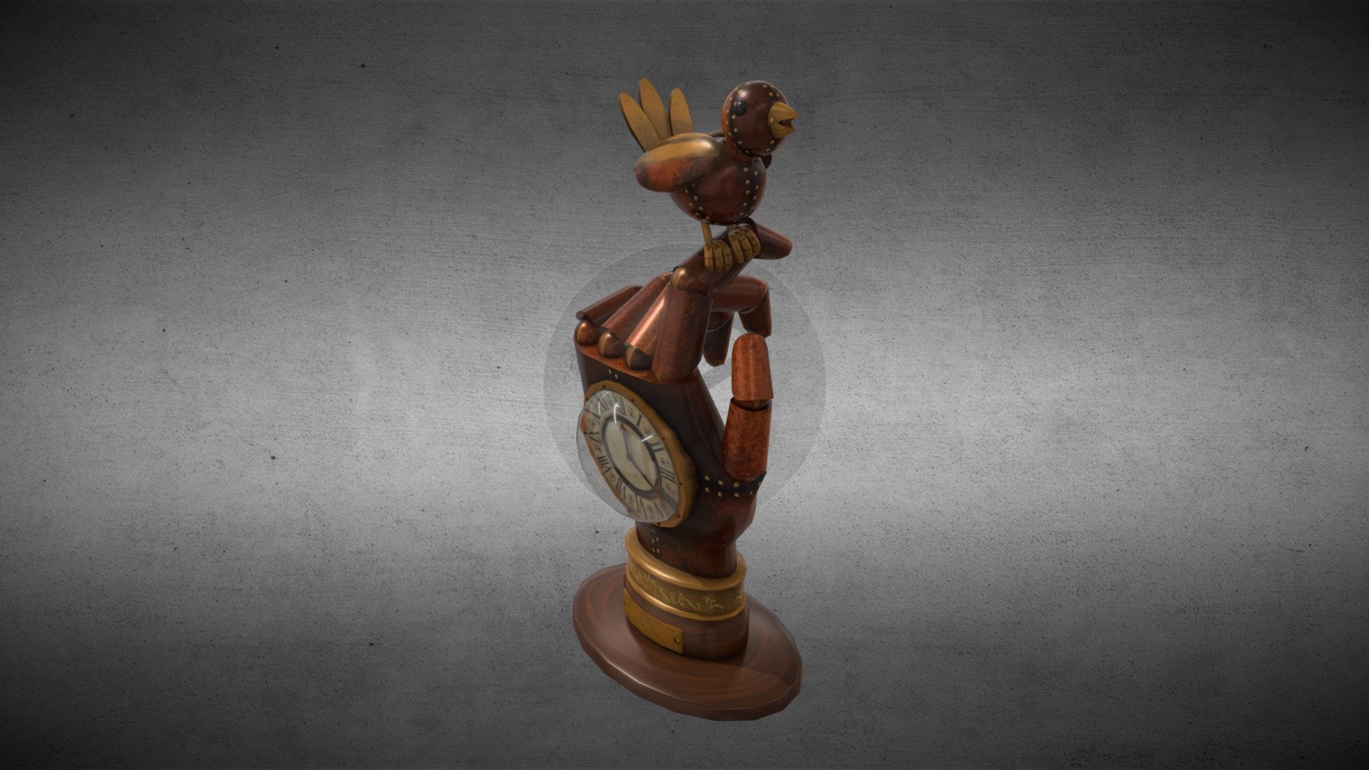 Steampunk Cuckoo Clock - 3D model by Murraytza (@murraycita) [3730dfe ...