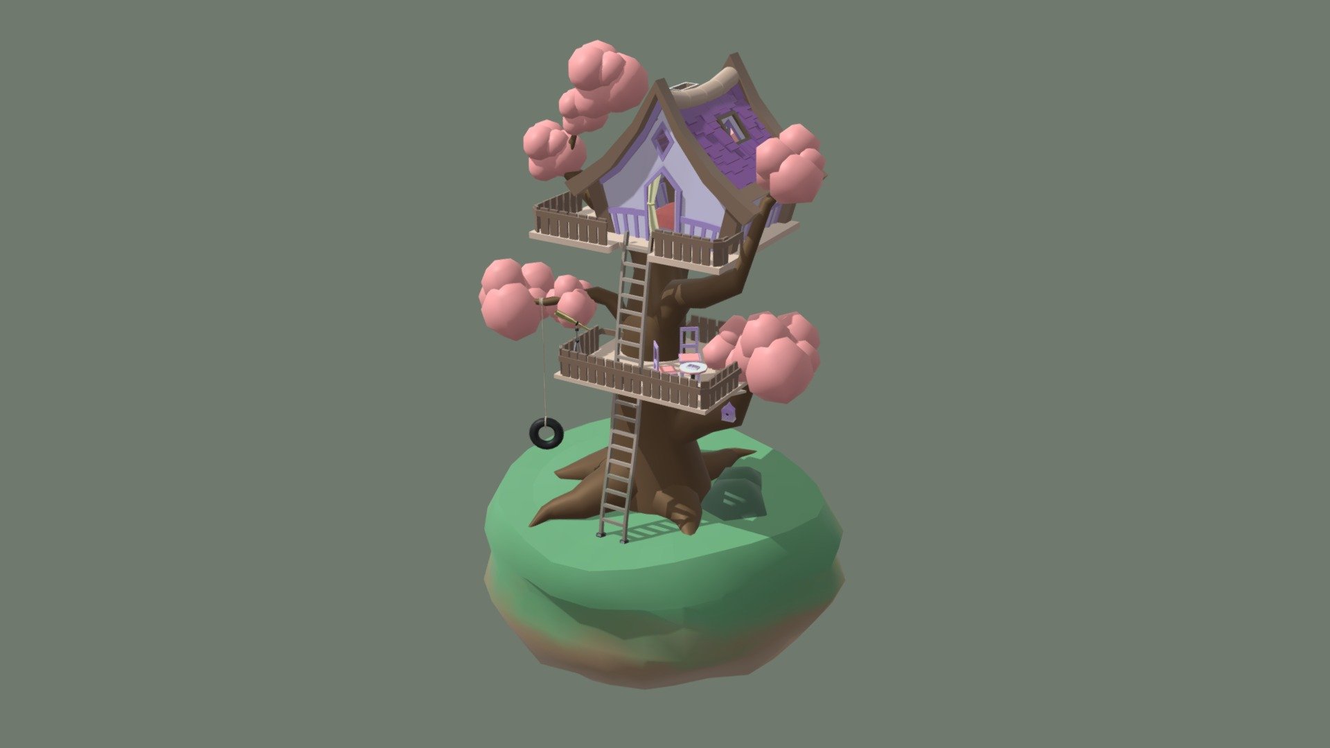 3d Modeling Assignment 3d Model By M03n13 [3731306] Sketchfab