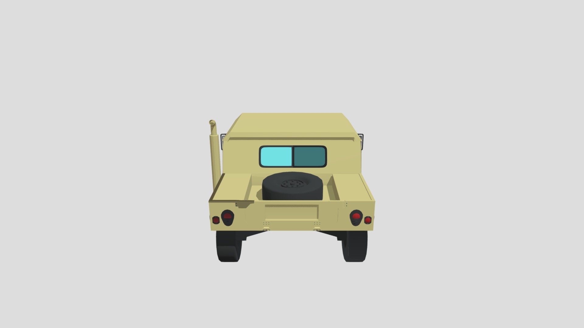 Humvee - 3D model by peprechaun [3734b29] - Sketchfab