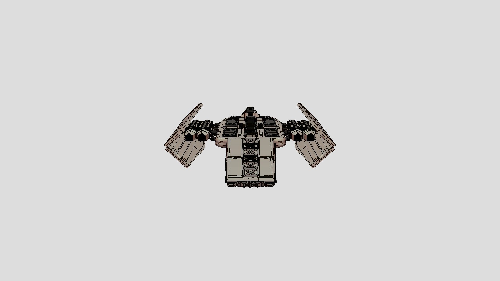 Spaceship - 3D model by Edik.Nesterenko [3734f08] - Sketchfab