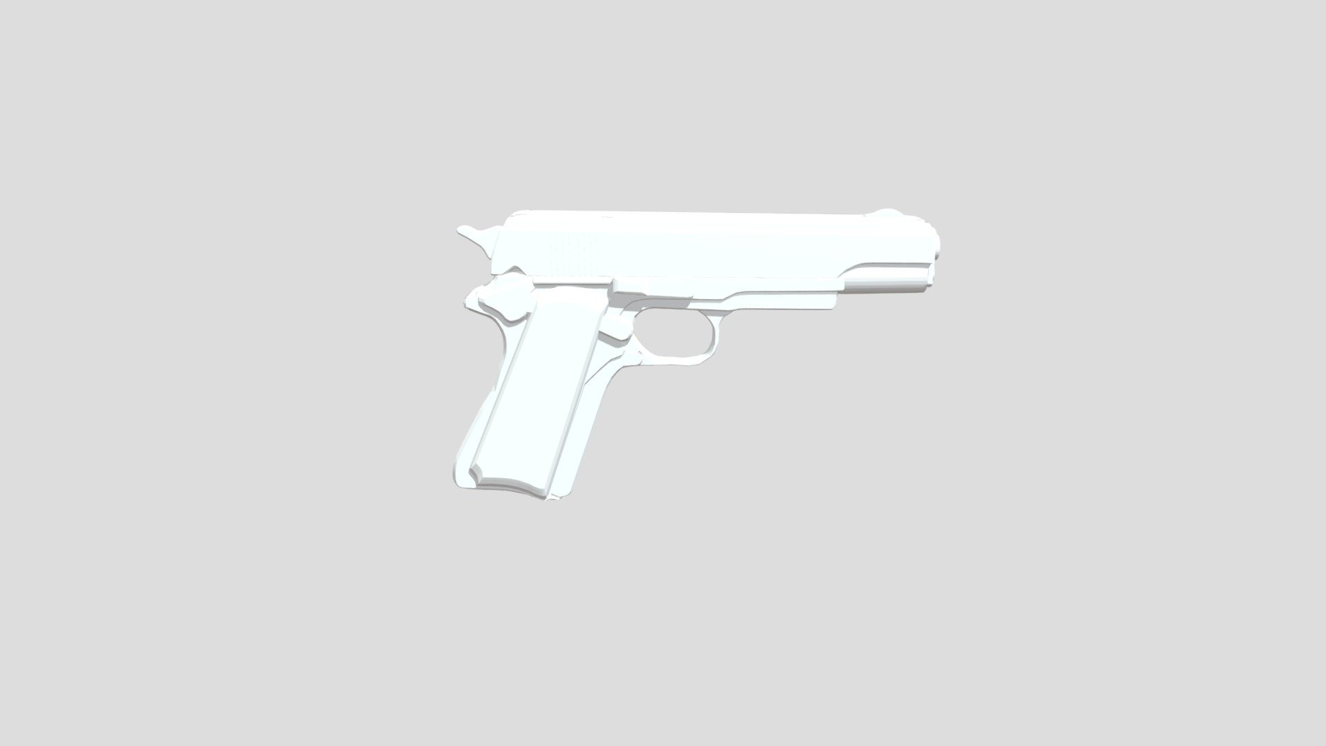 M1911 (Low quality model) - 3D model by wedodrugs [373535c] - Sketchfab