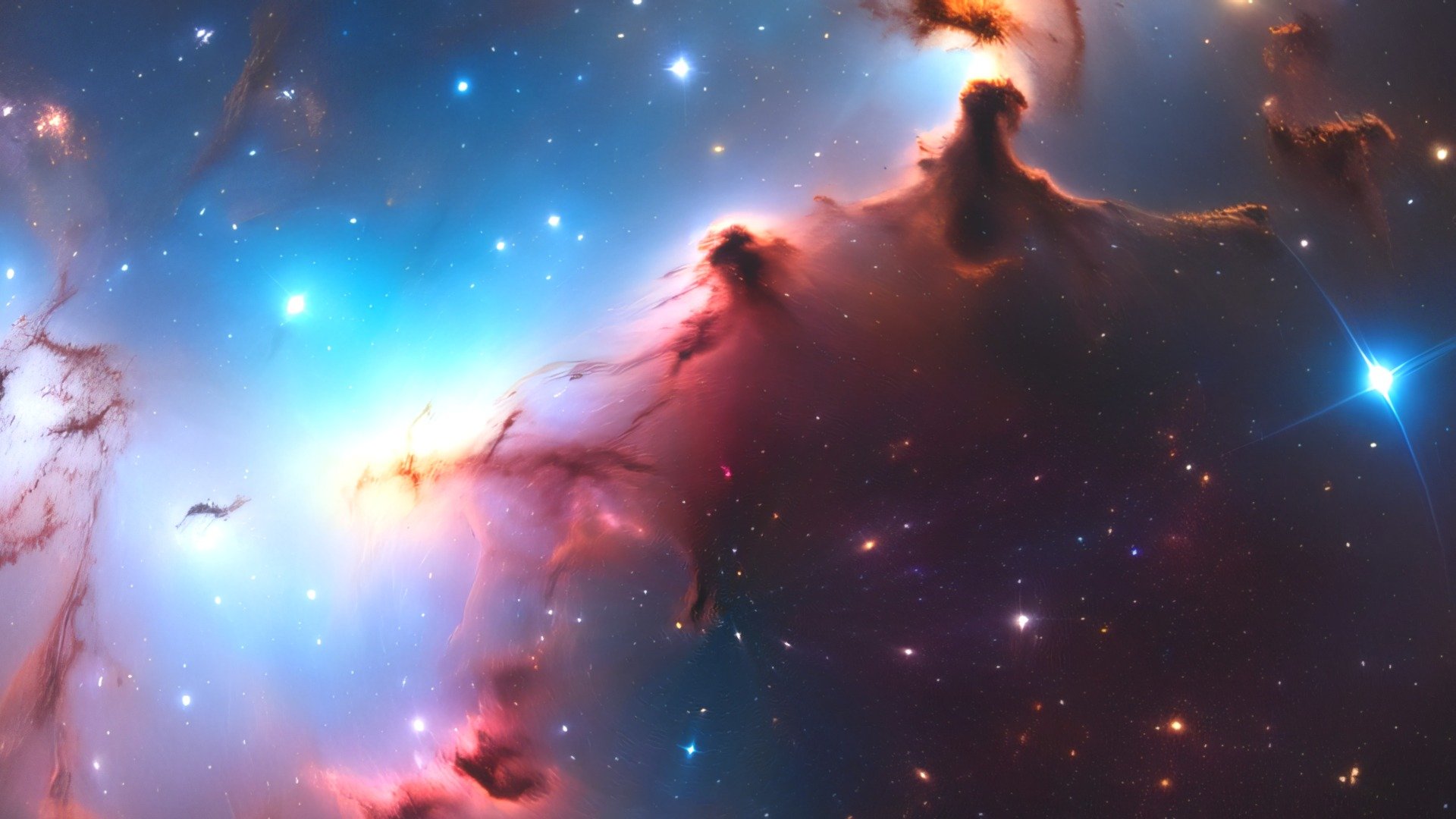 HDRI Space Nebula Spherical Panorama - Buy Royalty Free 3D model by ...