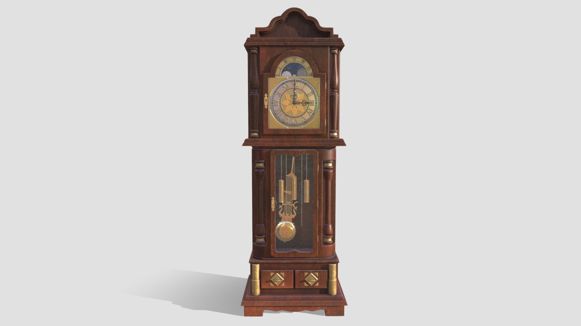 Grandfather Clock - Buy Royalty Free 3D model by KloWorks [3736c4b ...