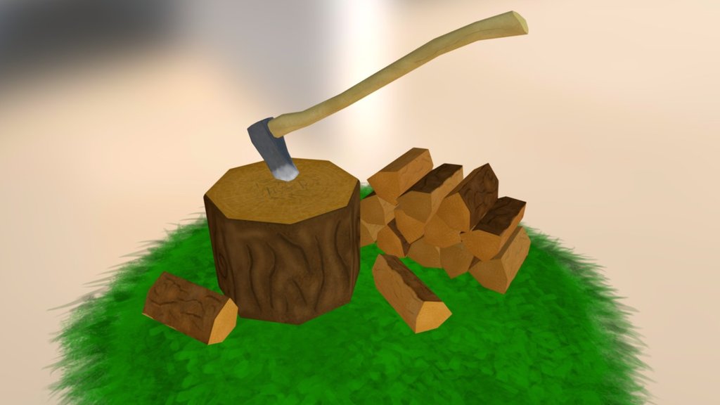 The Chopping Block - 3D model by Jacob Jolly (@jacobjolly) [3736f5a ...