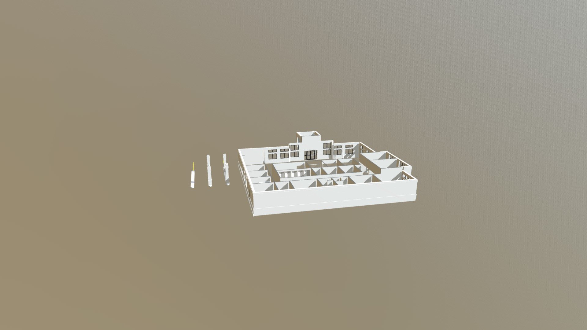 Bank Design 3D Floor Plan For Augment - 3D model by stixwilson [3736faf ...