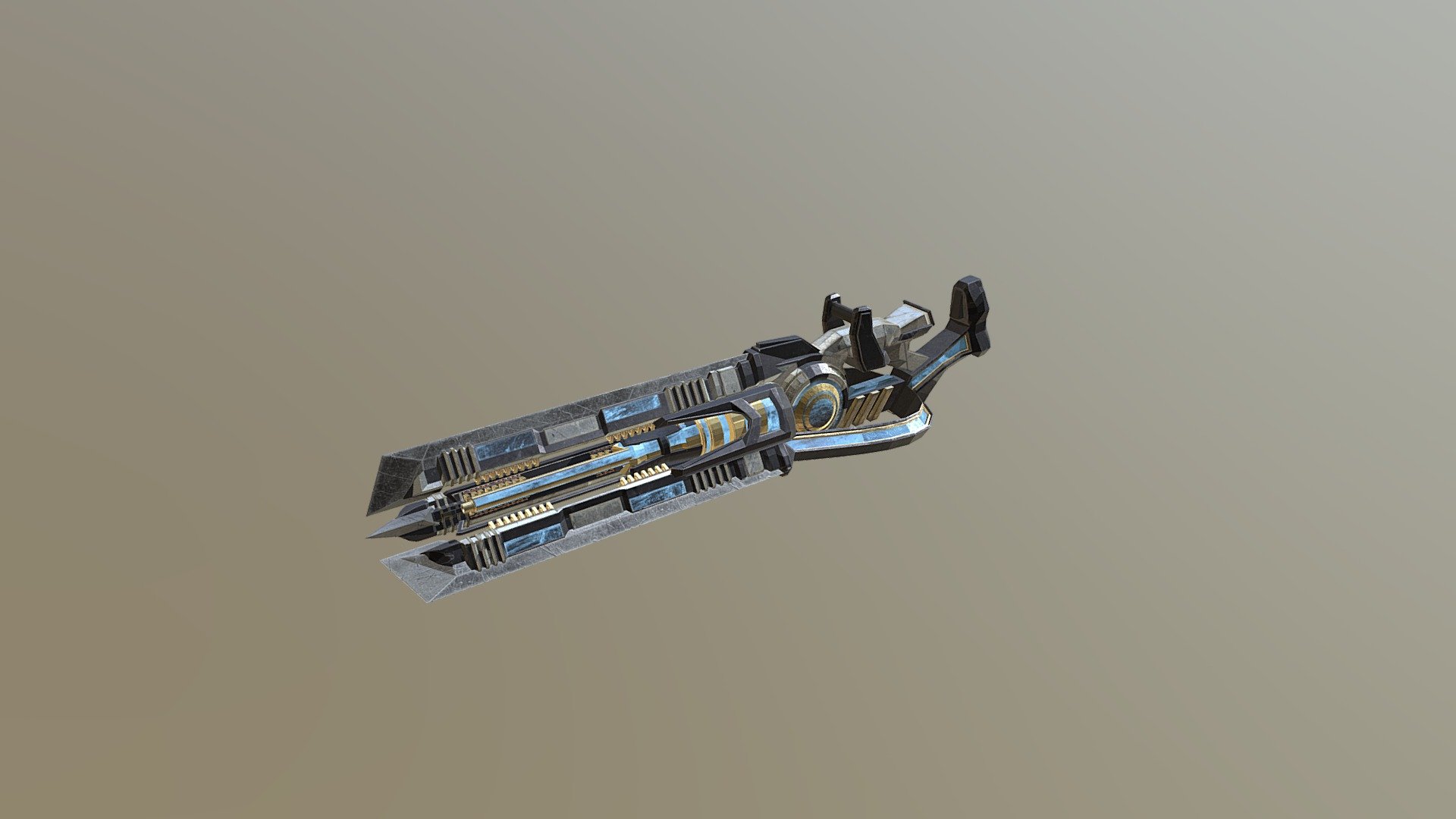 Sword-Plasma Gun - 3D model by fcustodio [3736fe7] - Sketchfab