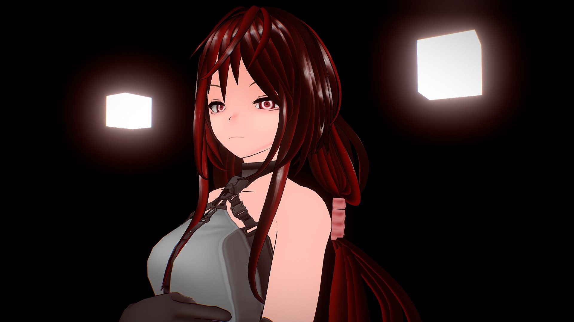 vroid anime character - 3D model by MJM06 [373801a] - Sketchfab