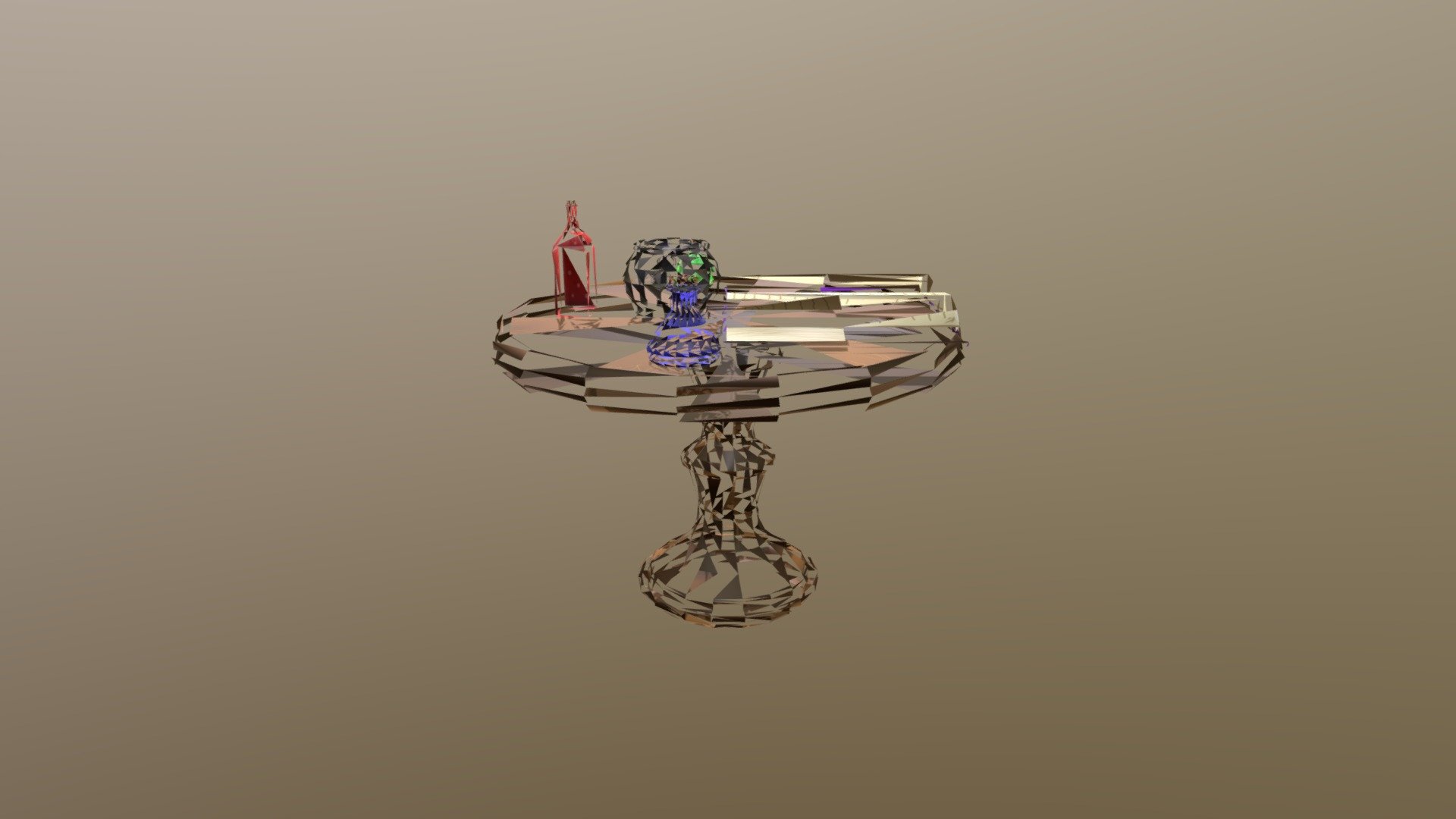 Alchemy Table - 3D model by Cjbarrette [3738463] - Sketchfab