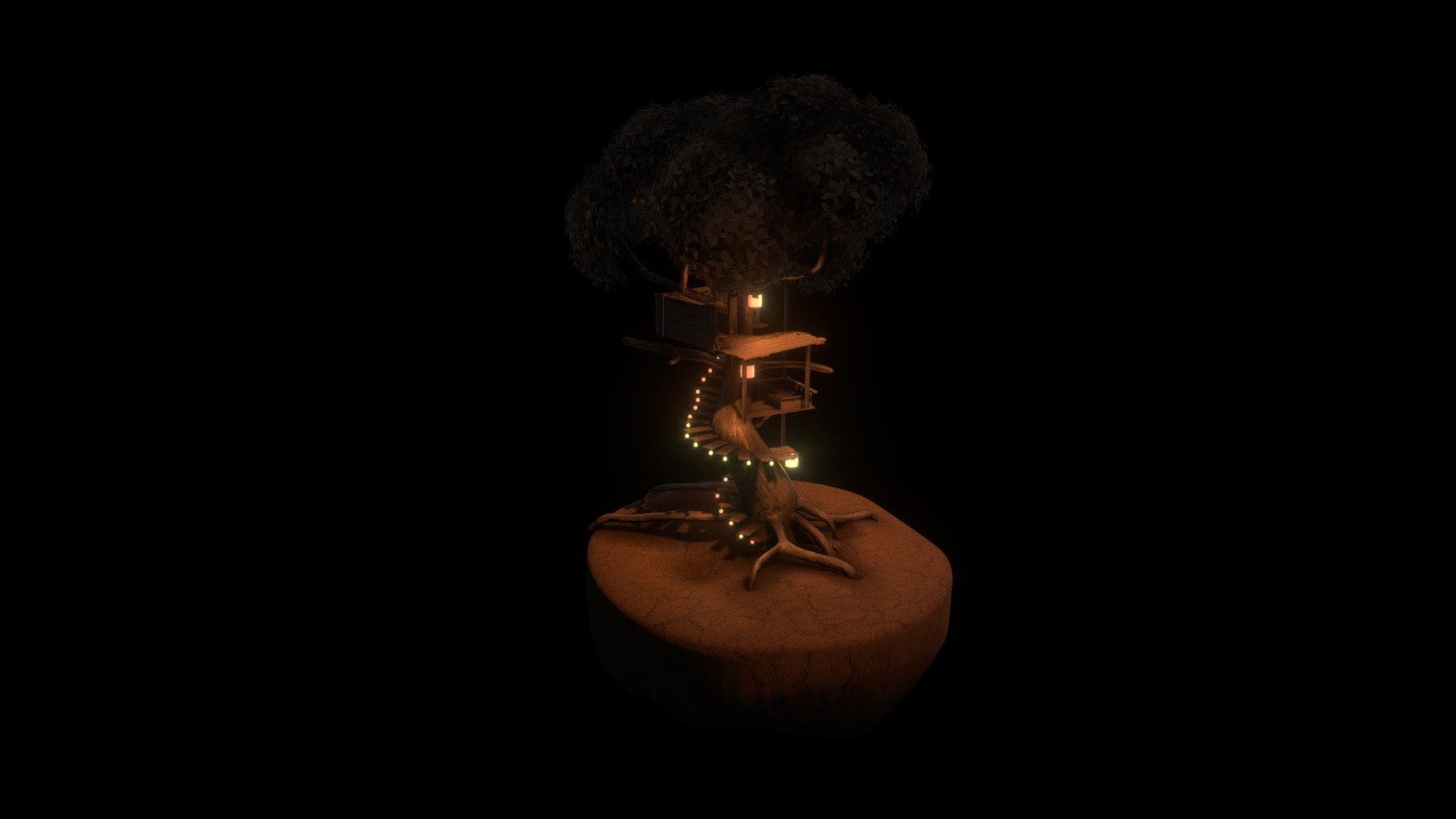 Tree House - 3D model by Agrian [3738c82] - Sketchfab