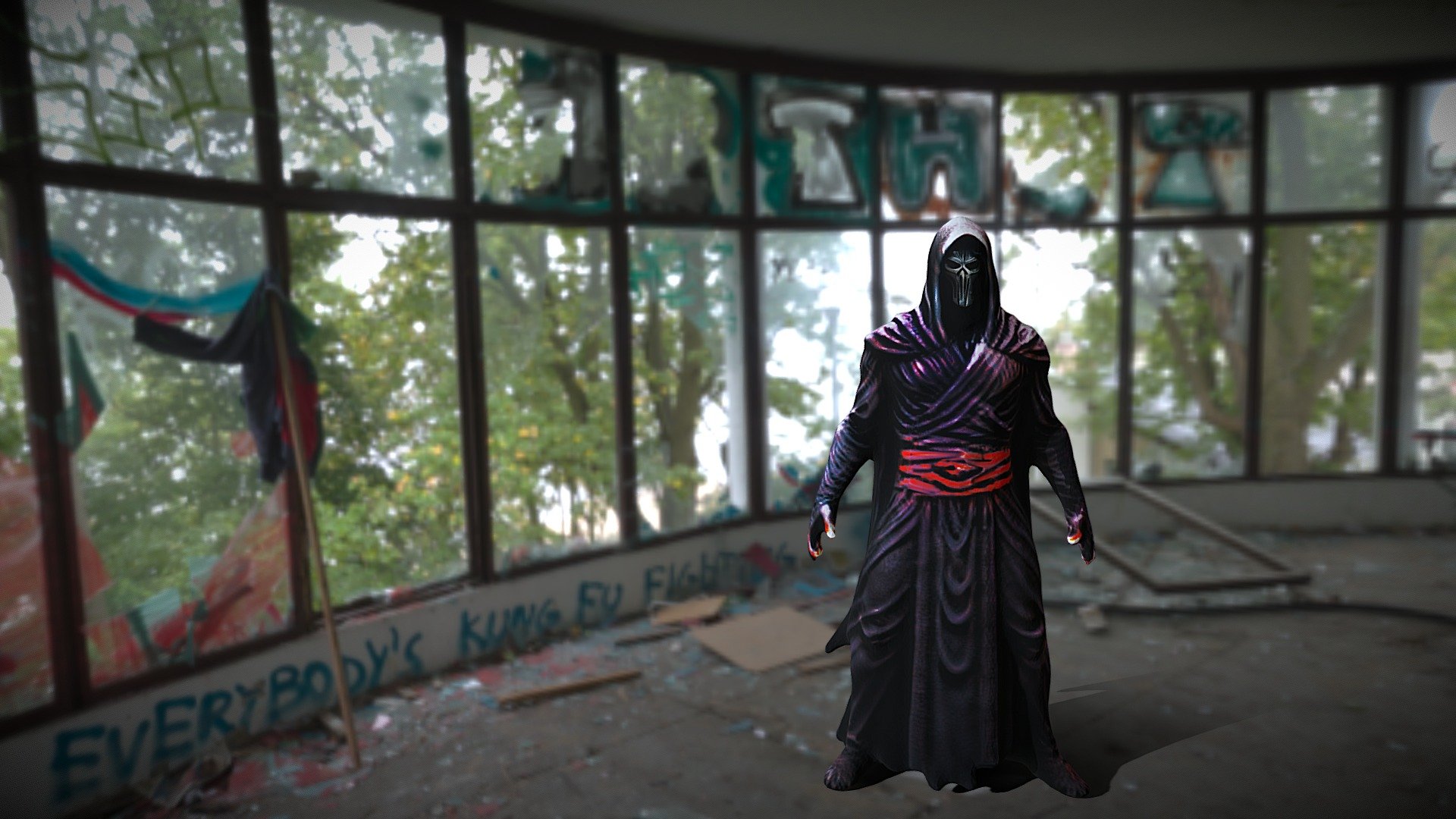 Wraith Character - 3D model by Nicko G. (@nickogibson) [373cb1c ...