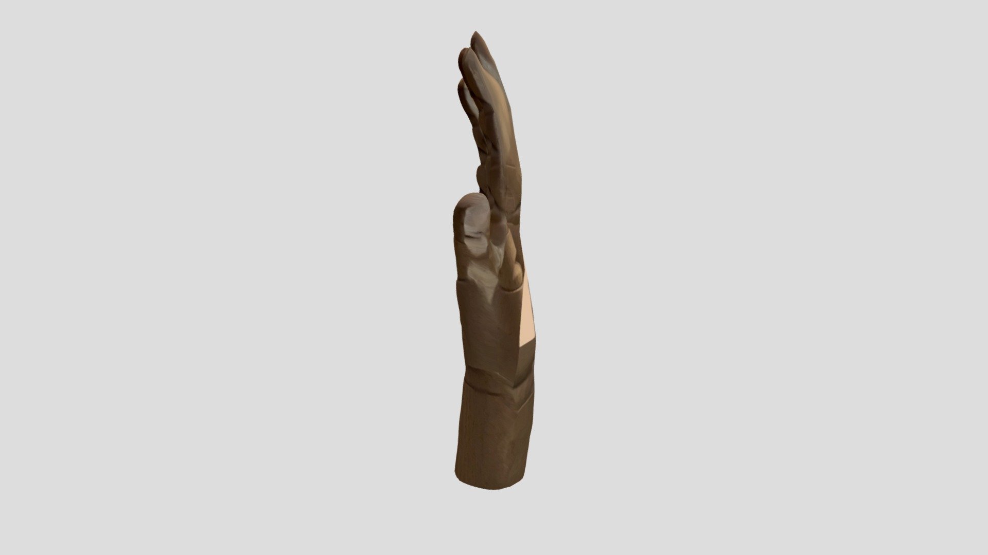 Wooden hand model - Download Free 3D model by cronikfrost [37404ba ...