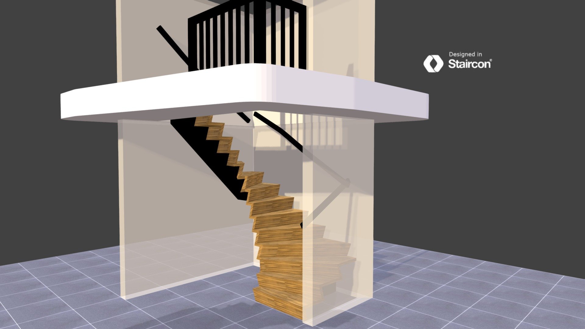 Z riser - Central stringer - 3D model by Staircon [3741417] - Sketchfab