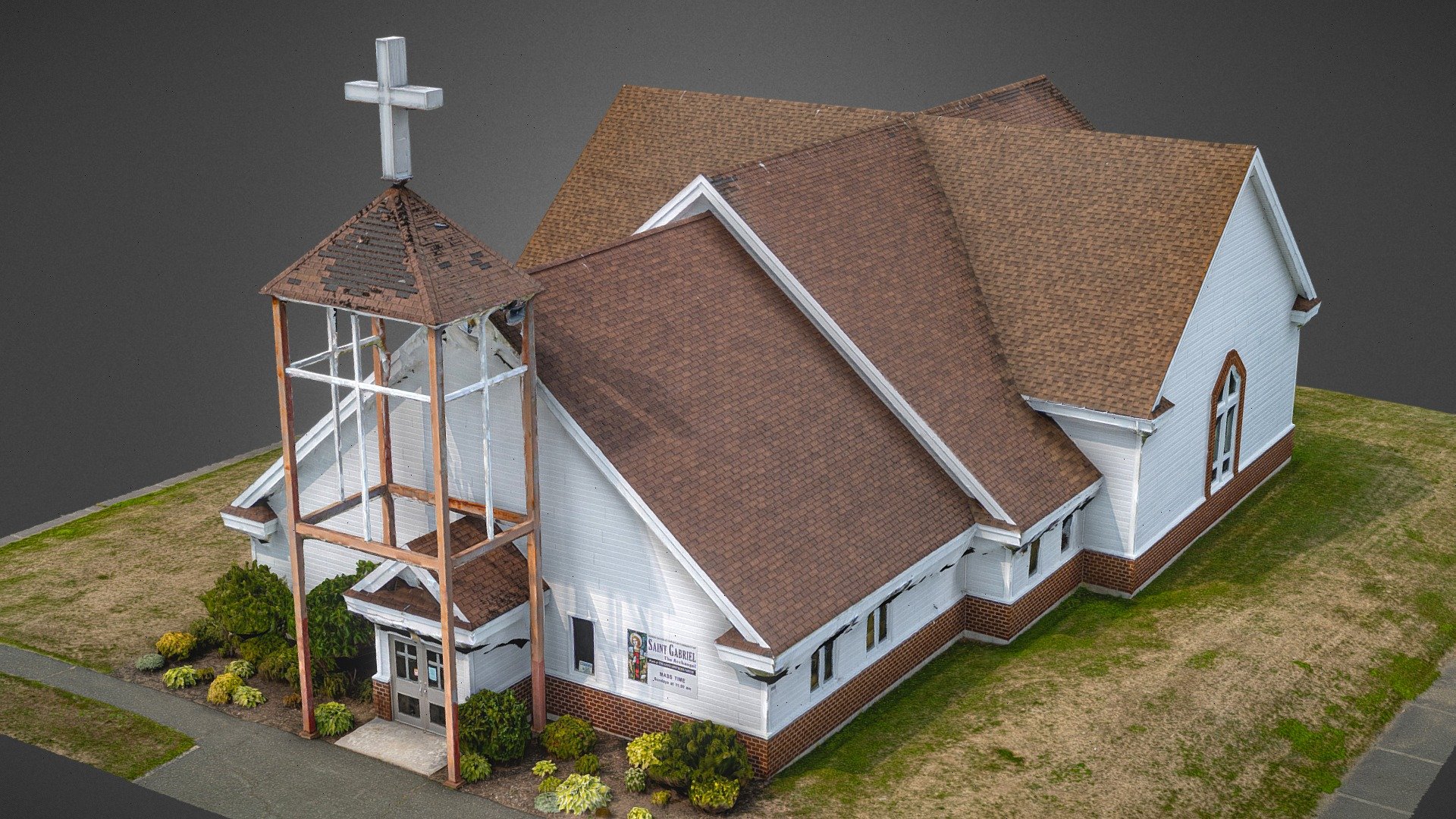 Saint-Gabriel-l'Archange Catholic church - Download Free 3D model by ...