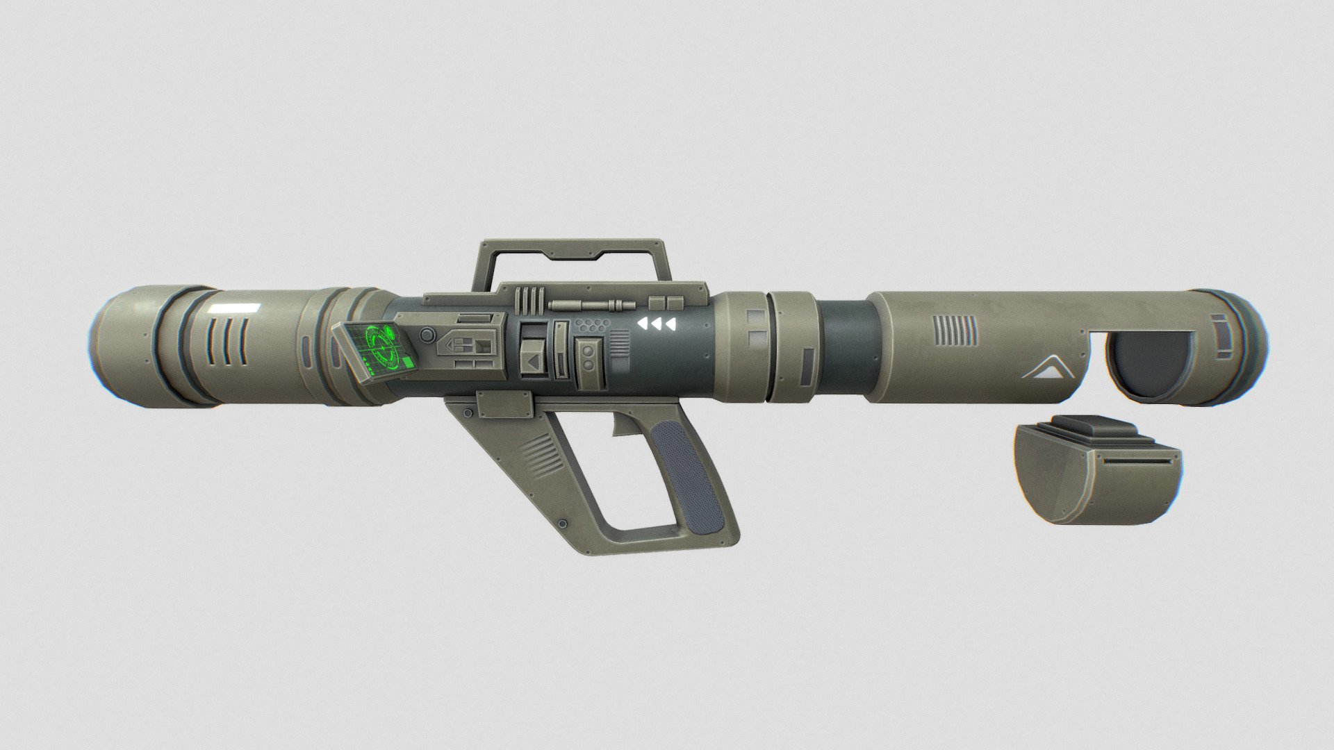 Scifi bazooka - Buy Royalty Free 3D model by Anima Z (@Anima-Z ...