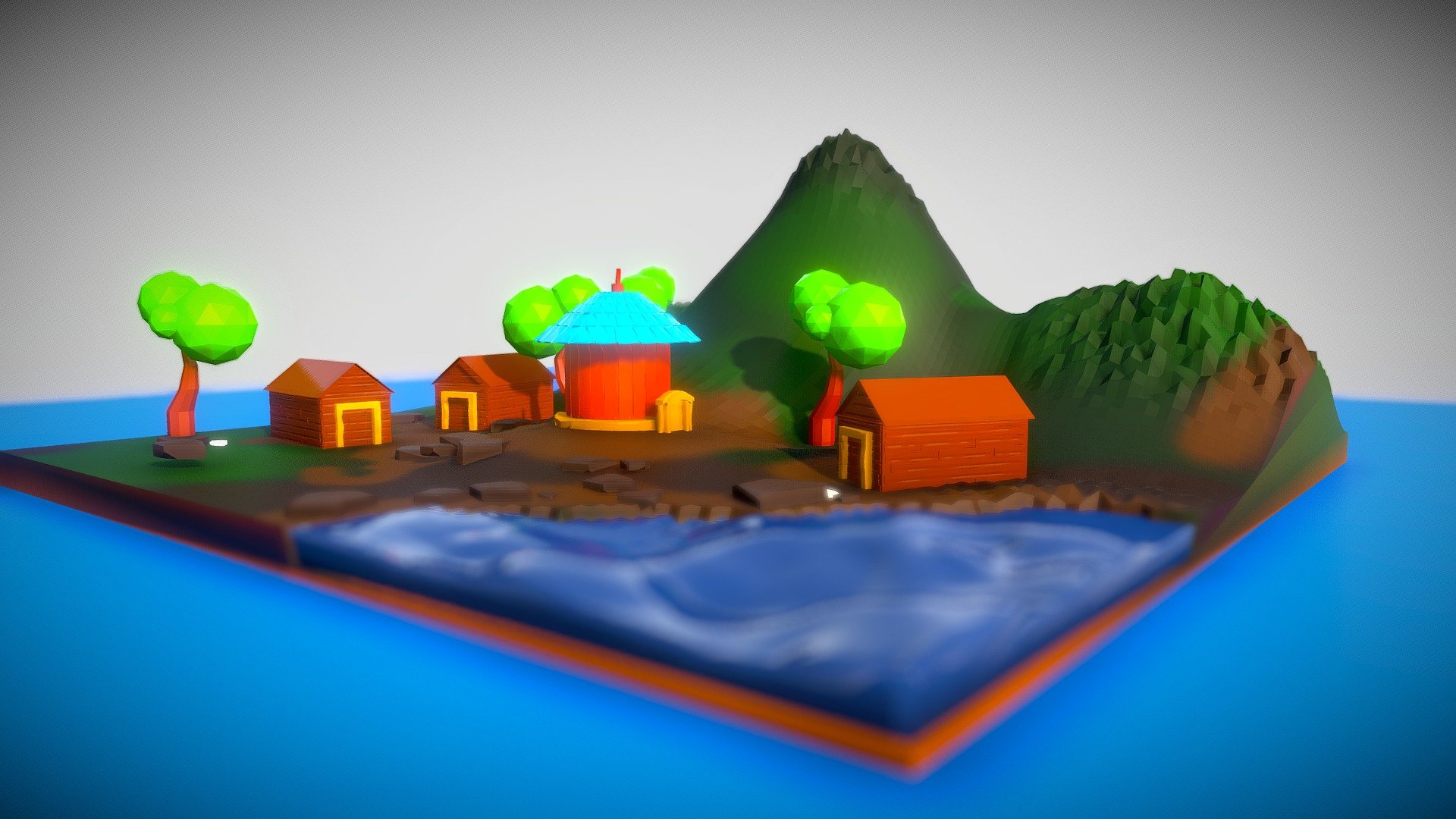 island - Download Free 3D model by MultiTask (@Multi.Task) [37443c7 ...