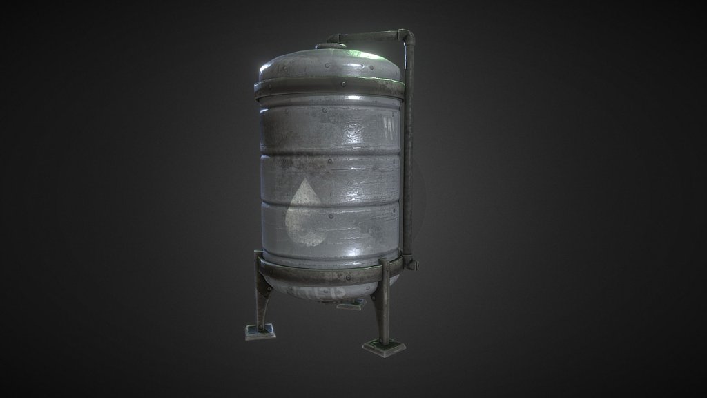 Water Tank - 3D model by betoel2009 [3744ed8] - Sketchfab
