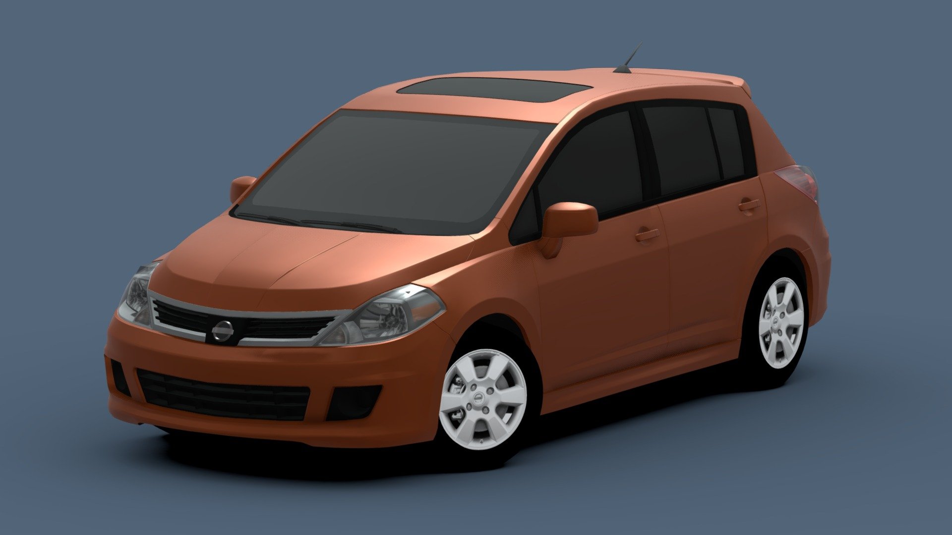 [FREE] Nissan Versa 1.8 SL 2010 - Download Free 3D model by Velrifea ...