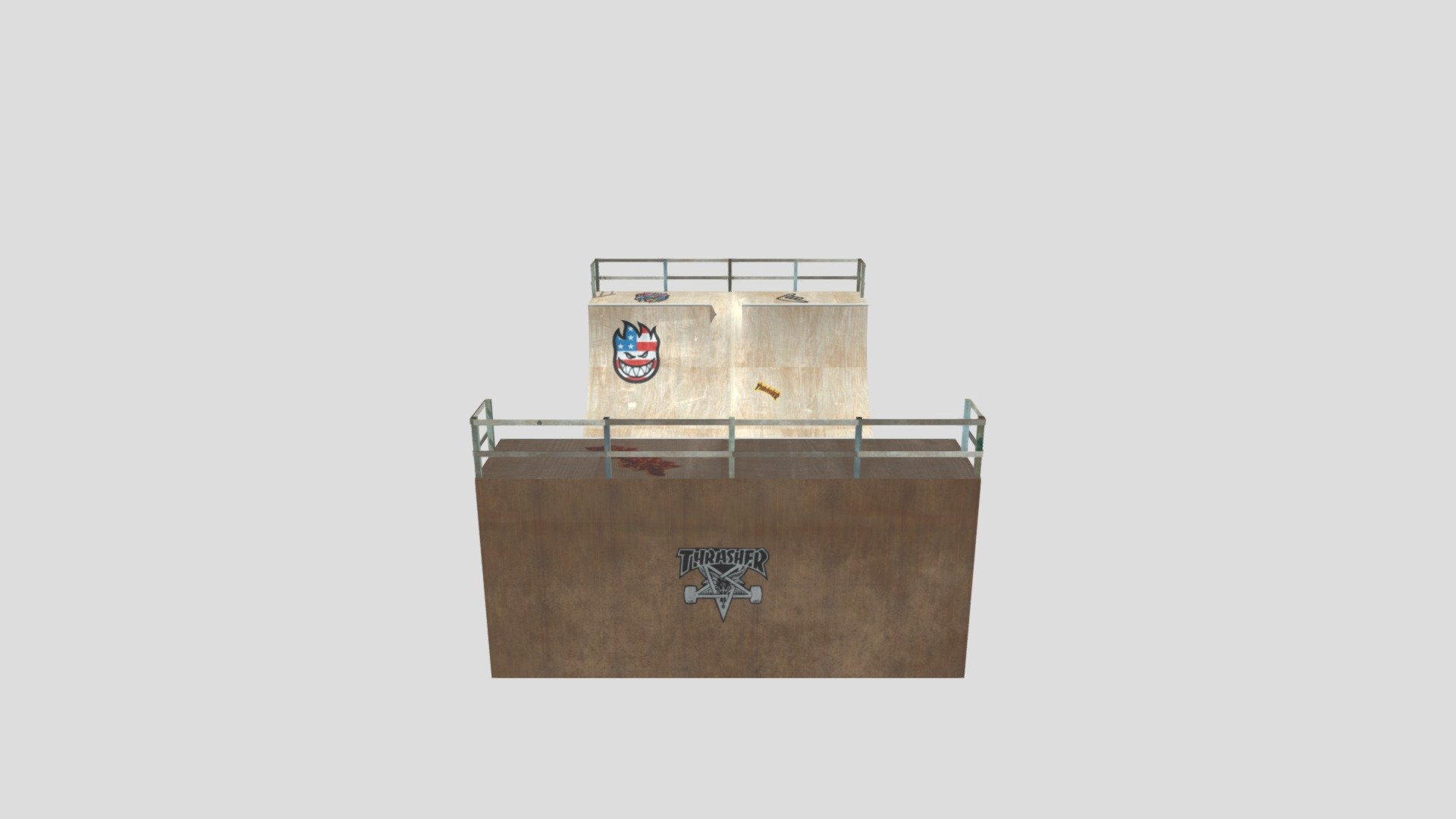 Halfpipe - Download Free 3D model by levidoesmagic [374738e] - Sketchfab