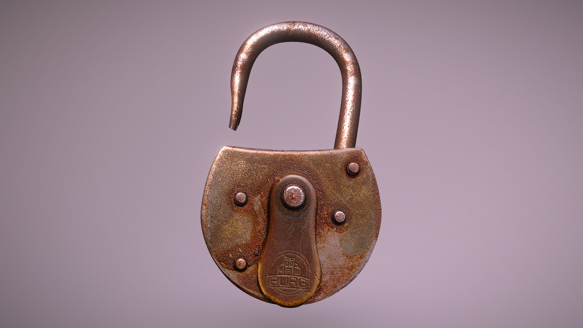 Old Rusty Lock - Buy Royalty Free 3D model by 3Dee (@mellydeeis ...