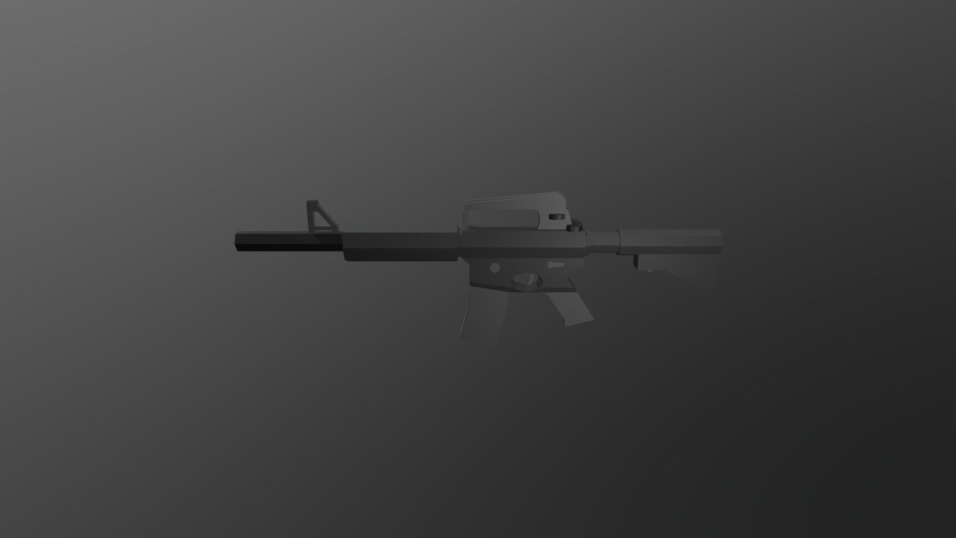 Low Poly M4a1 - Download Free 3D model by The_Nuke_Remolacha [3749e4a ...