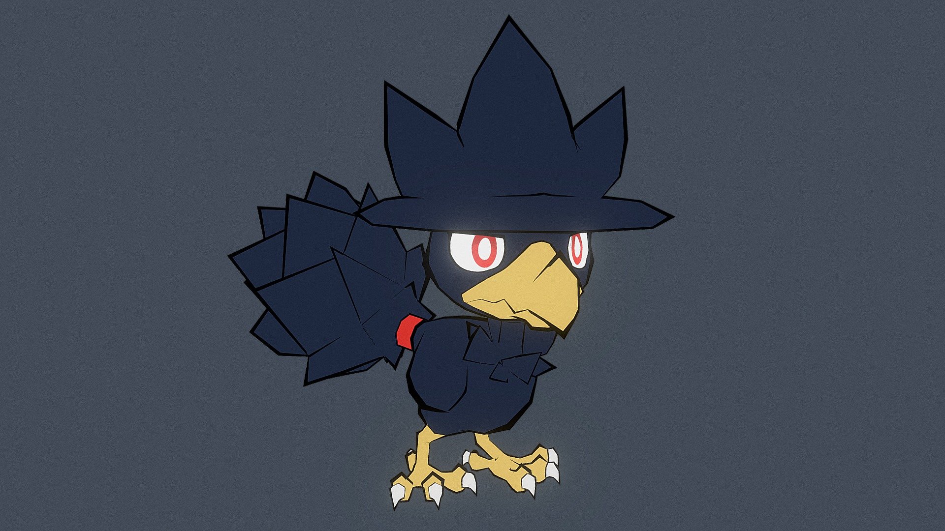 Murkrow - 3D model by AlmondFeather [374a8ee] - Sketchfab