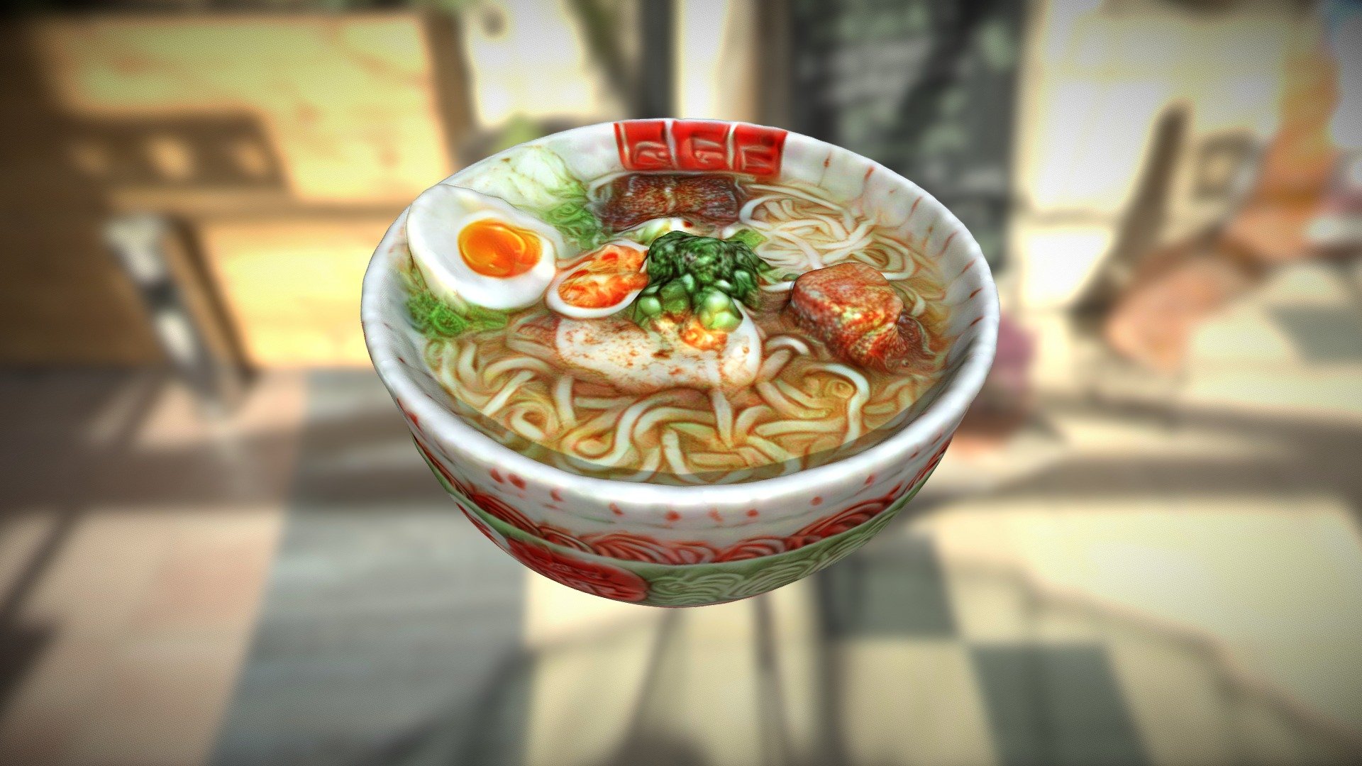 Ramen bowl - Download Free 3D model by Jungle Jim (@jungle_jim) [374aba4] - Sketchfab