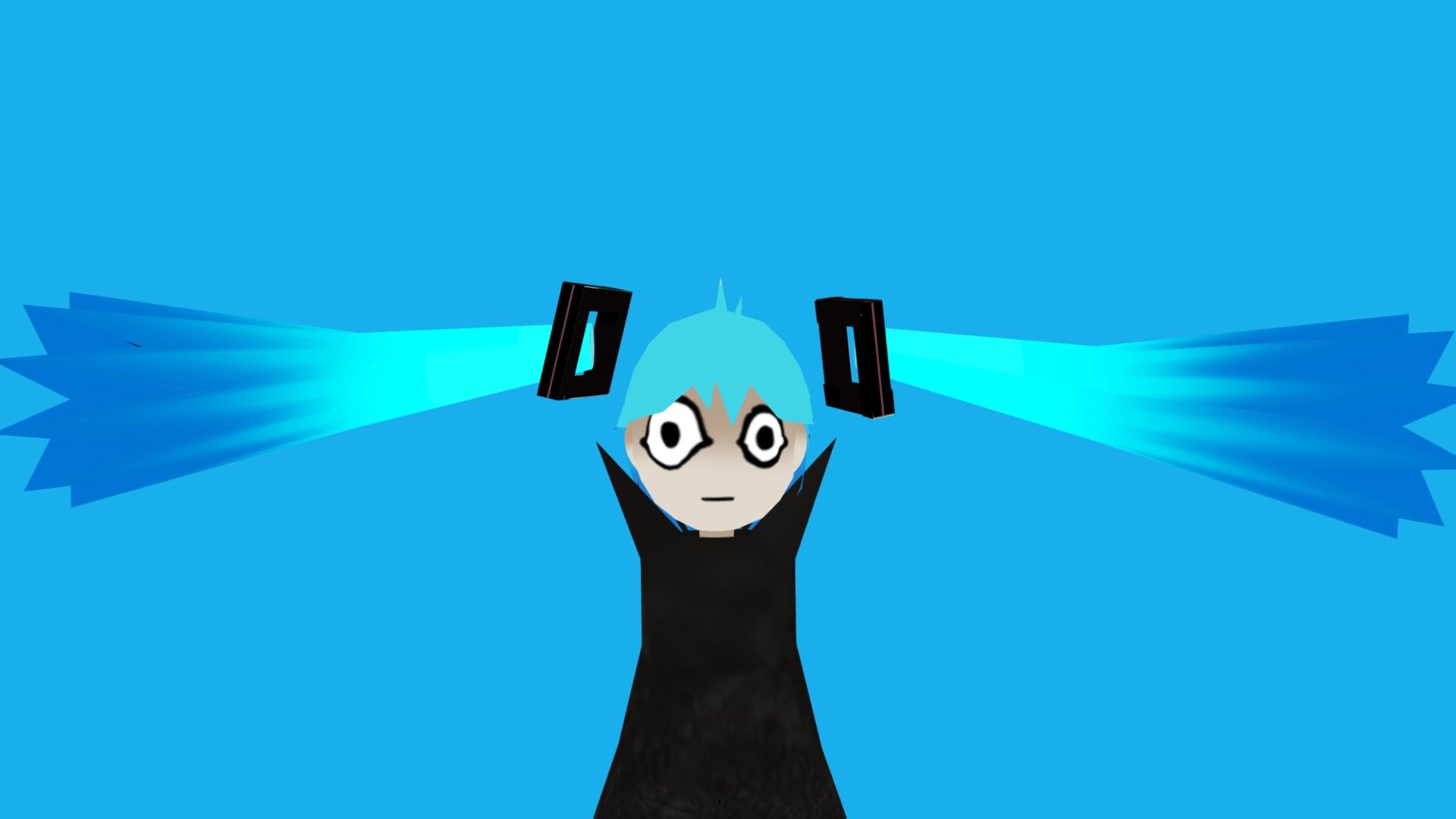 lonly miku fan model (sorry no rig:(...) - Download Free 3D model by ...
