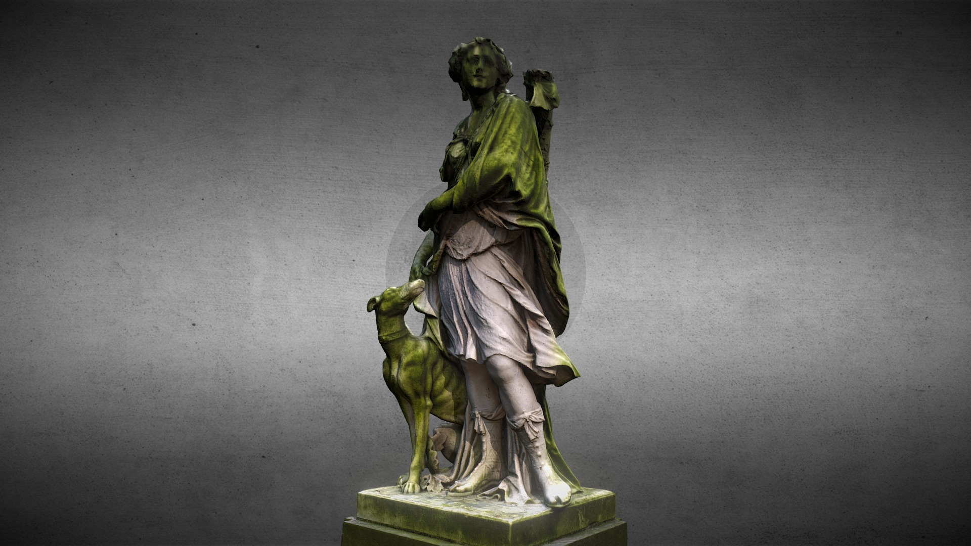 Goddess Artemis - Download Free 3D model by Geoffrey Marchal ...